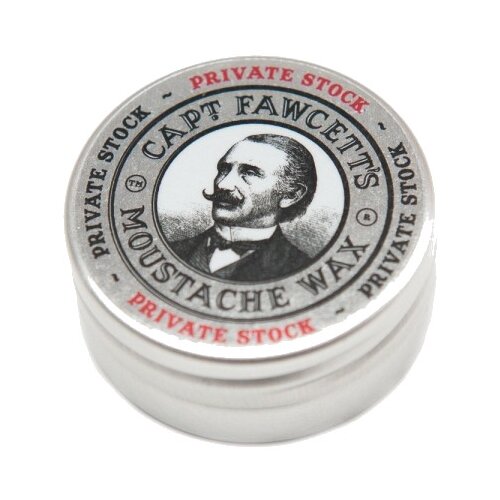 Captain Fawcett Воск для усов Private Stock Moustache Wax, 80 г, 15 мл