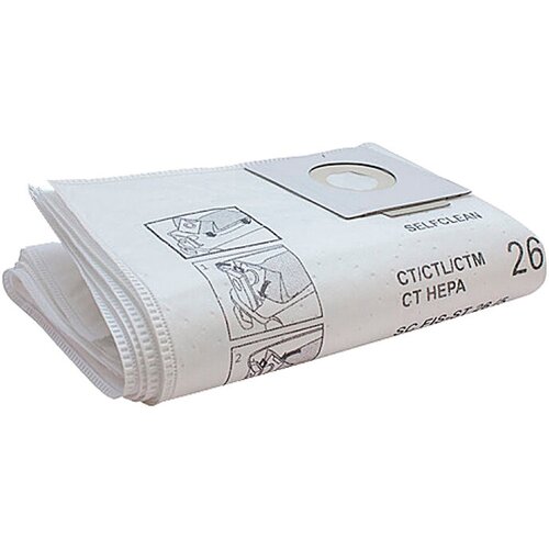 Мешки синтетические 5 шт для пылесоса FESTOOL CTH 48 (CTH 48 E/A) CLEANTEC