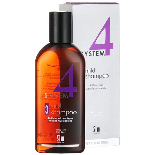 Sim Sensitive шампунь System4 3 Mild Climbazole для всех типов волос, 215 мл