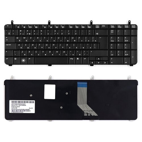Клавиатура для ноутбука HP Pavilion dv7-3170eY черная