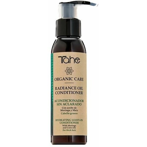 TAHE Увлажняющий несмываемый кондиционер для густых и сухих волос Organic Care Radiance Oil Conditioner