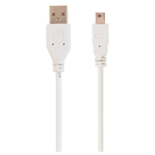 Кабель Cablexpert USB - miniUSB (CC-USB2-AM5P-6), белый