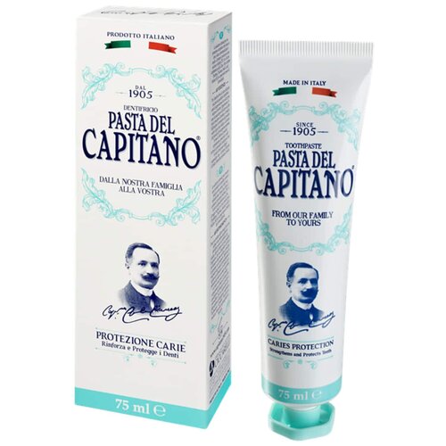 Pasta del Capitano Зубная паста 1905 Caries Protection / 1905 Полная защита от кариеса 75 мл