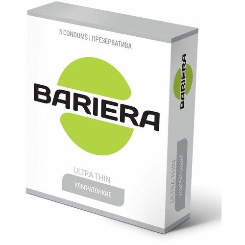 Ультратонкие презервативы Bariera Ultra Thin - 3 шт.