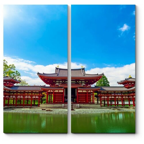 Модульная картина Храм Биодо, Киото50x50