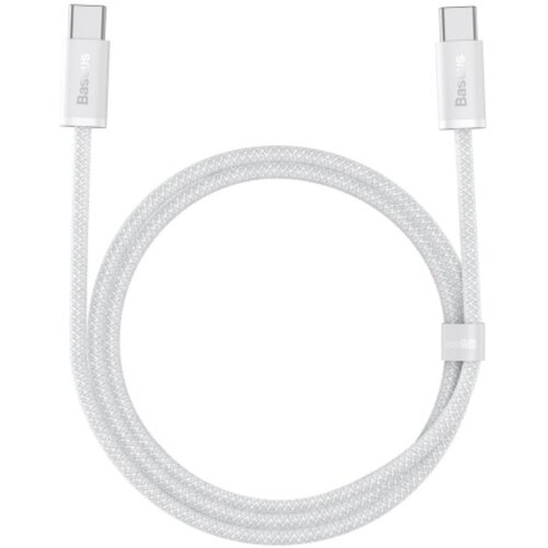 Кабель Baseus Dynamic Series Fast Charging Data Cable Type-C to Type-C 100W 1m White (CALD000202)