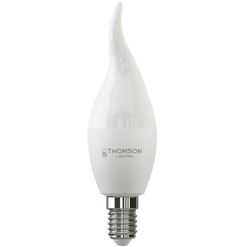 Лампа светодиодная thomson led tail candle 8вт e14 640лм 3000k свеча на ветру