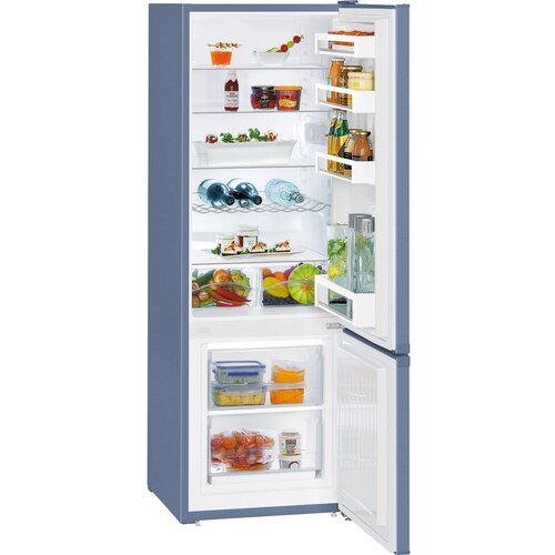 Холодильник Liebherr/ 161.2x55x63, объем камер 212+53, морозильная камера снизу, синий CUfb 2831-22 001
