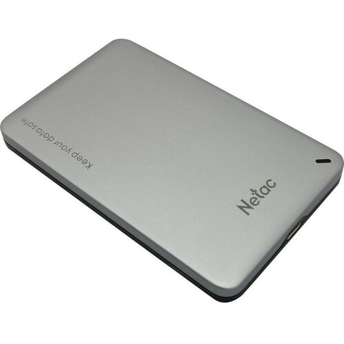 Внешний корпус для HDD 2.5" Netac WH12, алюминий, черно- серебристый, USB 3.0