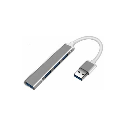 USB- хаб ORIENT CU-322 , серебристый (31234)