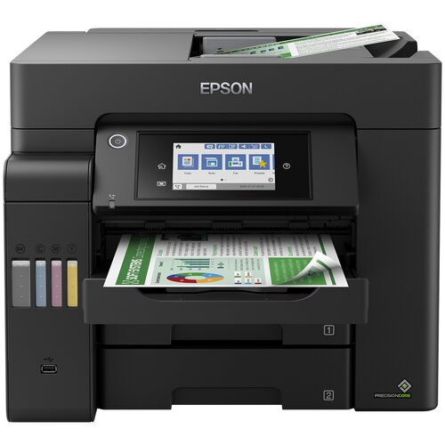 МФУ струйное Epson EcoTank L6550, цветн., A4, черный