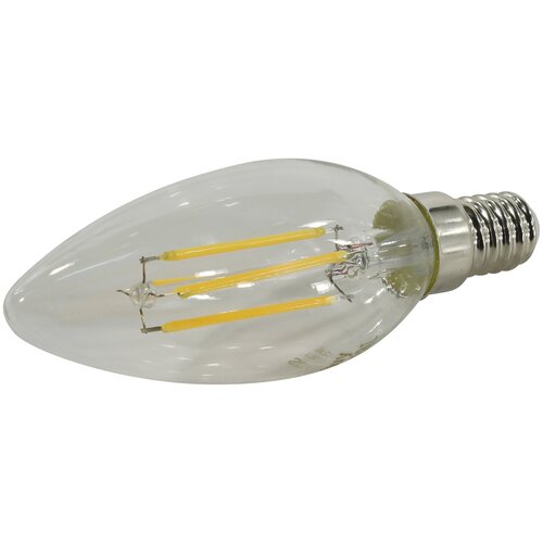 Лампа светодиодная SmartBuy FIL SBL 3000K, E14, C37, 5 Вт, 3000 К