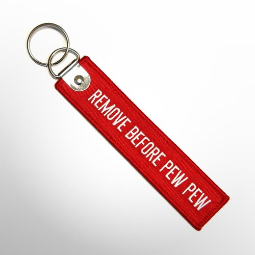 Брелок Remove before flight, красный