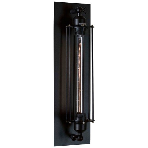 Настенный светильник Lussole Irondequoit LSP-9120, E14, 60 Вт, черный