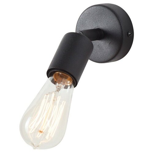 Настенный светильник Vitaluce V4451-1/1A, E27, 60 Вт, цвет арматуры: черный