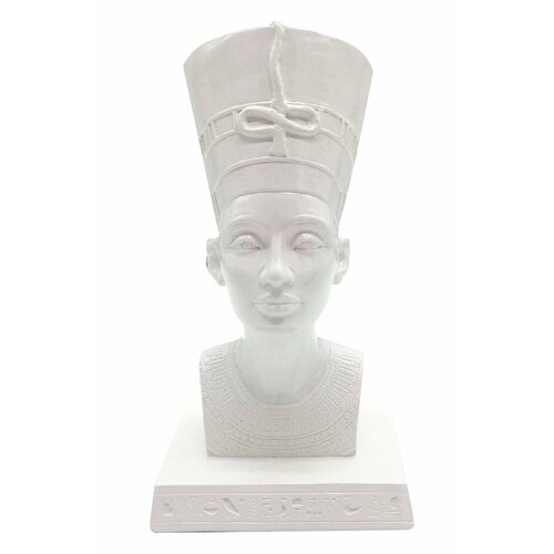 Статуэтка бюст Нефертити 16 см гипс цвет белый