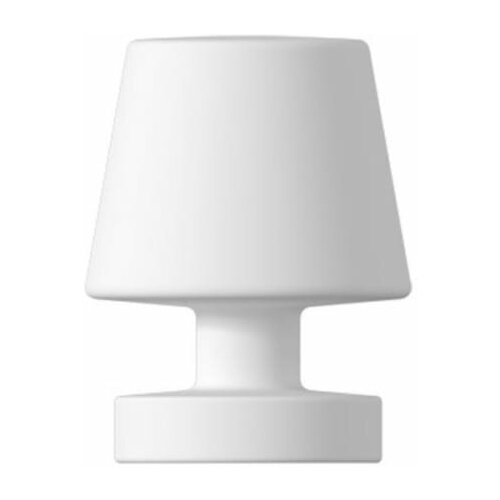 Настольный светильник ночник белый из пластика m3light CLASSIC IP40 2700К