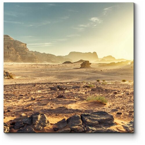 Модульная картина Освещенная солнцем пустыня 60x60