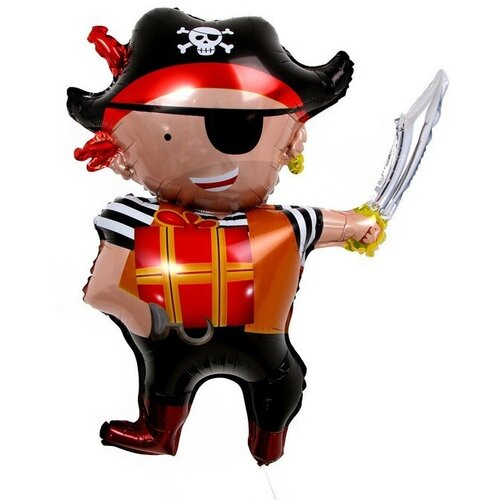 Шар фольгированный 33"Весёлый пират"