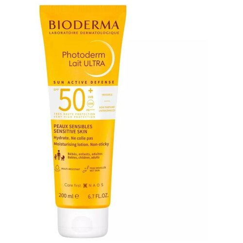 Bioderma Photoderm Солнцезащитное молочко Ультра SPF 50+. 200 мл
