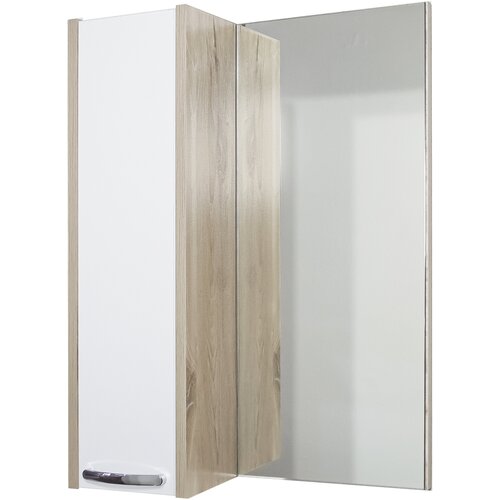 Шкаф для ванной навесной с зеркалом Leman Lekka 50
