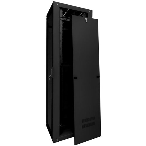 Телекоммуникационный шкаф напольный 19 дюймов 37u 600х600 черный: 19box-37U 60/60GB