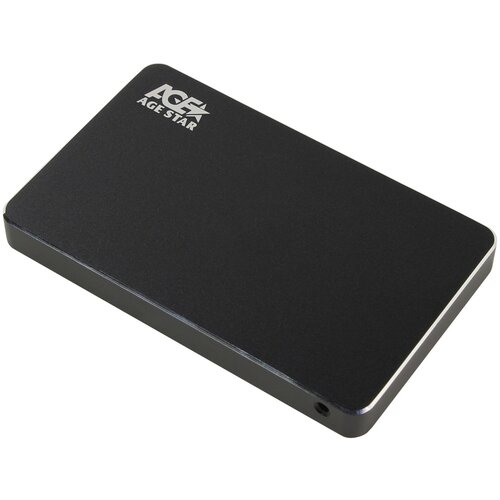 Корпус для HDD-накопителя для HDD/SSD  AGESTAR 3UB2AX2, черный..