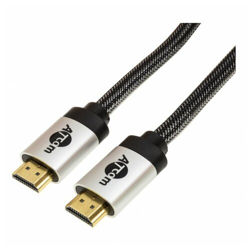 Кабель HDMI-HDMI ver. 2.0 (4K) (плетеный шнур) 1 м