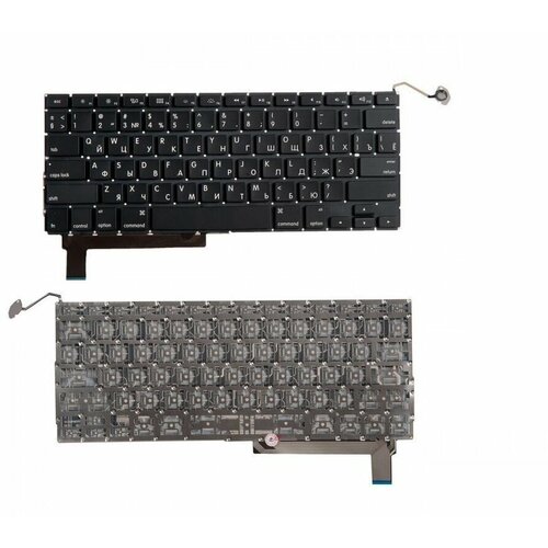Keyboard / Клавиатура для Apple MacBook Pro 15 A1286 Mid 2009 - Mid 2012 прямой Enter RUS РСТ