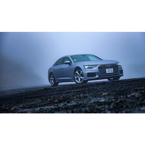 Картина на холсте 60x110 Альянс Лес "Audi" на подрамнике / интерьер/ декор