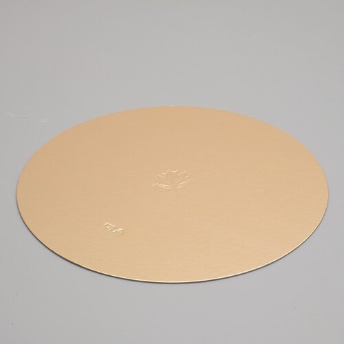 Подложка кондитерская, круглая, золото-жемчуг, 26 см, 1,5 мм