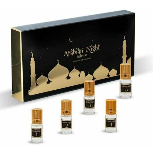 Набор Arabian Night Intense (духи масляные женские. 5 ароматов)