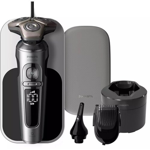 Электробритва Philips SP9885/35 Series 9000 Prestige, серебристый
