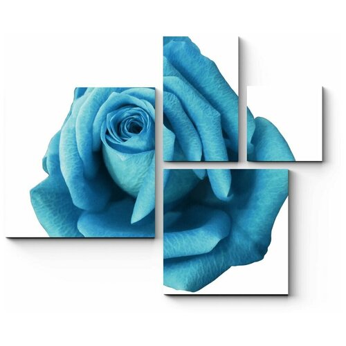 Модульная картина Голубая роза 142x118