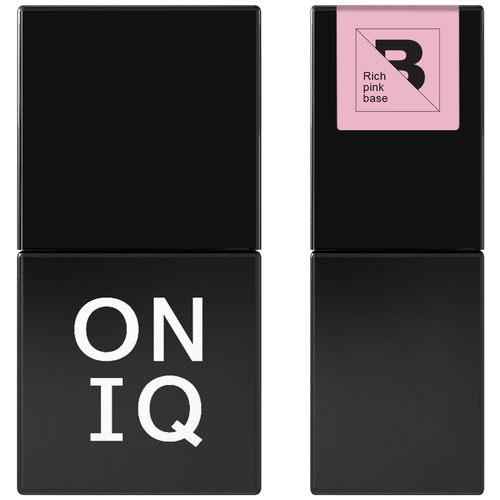ONIQ Базовое покрытие Retouch base, Rich pink, 10 мл