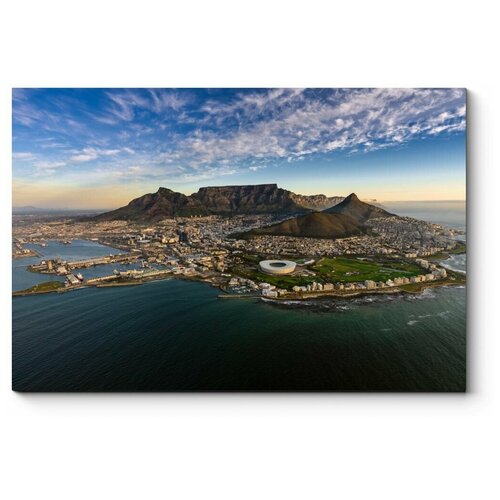 Модульная картина Потрясающая панорама Кейптауна 90x60