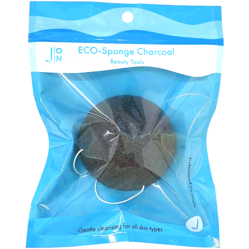 Спонж конняку древесный уголь ECO-Sponge Charcoal