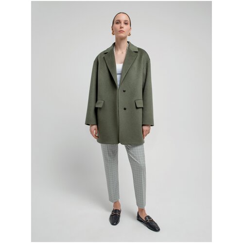 Пальто  Pompa, размер 44/170, зеленый