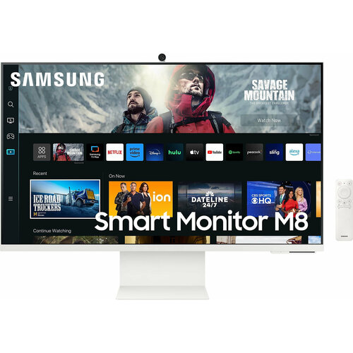 Samsung Монитор Samsung 32" M8 LS32CM801UI белый VA LED 16:9 HDMI M/M матовая HAS 400cd 178гр/178гр 3840x2160 60Hz 4K USB 7.2кг