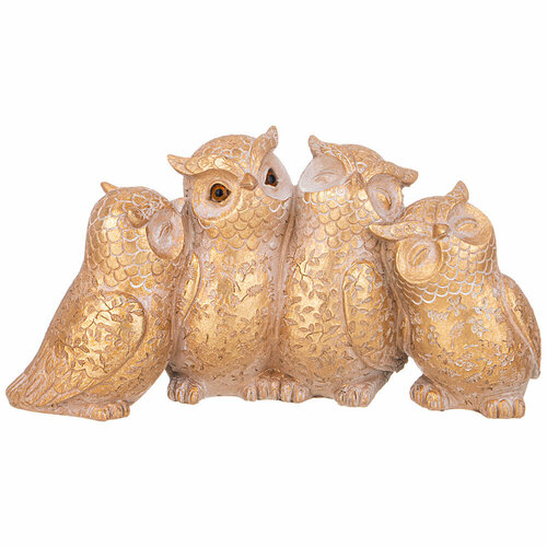 Фигурка декоративная совы 28,5х11х15 см (182054)