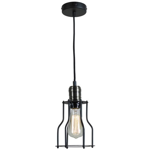 Потолочный светильник Lussole Baldwin LSP-9610, E27, 60 Вт, кол-во ламп: 1 шт., цвет: бронзовый
