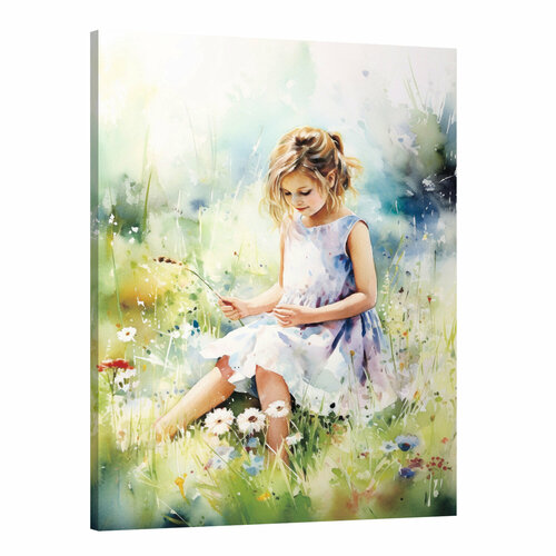 Интерьерная картина 50х70 "Магия детства: картина для девочки"