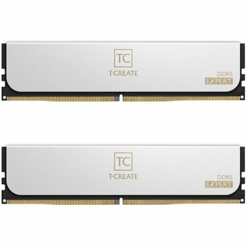 Оперативная память Team Group DDR5 T-Create Expert 32GB (2x16GB) 7200MHz CL34 (34-42-42-84) 1.4V White (CTCWD532G7200HC34ADC01)