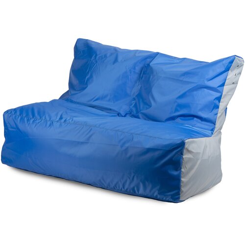 Пуффбери кресло-мешок Диван синий/серый оксфорд 700 л