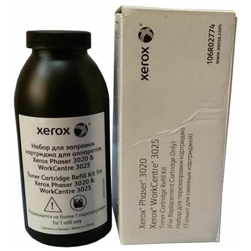 Заправочный комплект Xerox 106R02774, для Xerox Phaser 3020, Xerox WorkCentre 3025, черный, 130 г., 1500 стр., 1 цвет