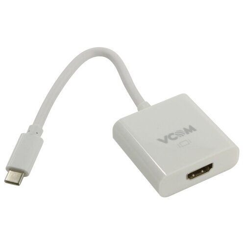 Переходник/адаптер VCOM HDMI - USB Type-C (CU423), 0.15 м, белый