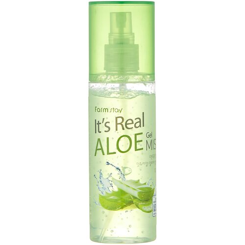 Farmstay Мист для лица с экстрактом алоэ It's Real Aloe Gel, 120 мл