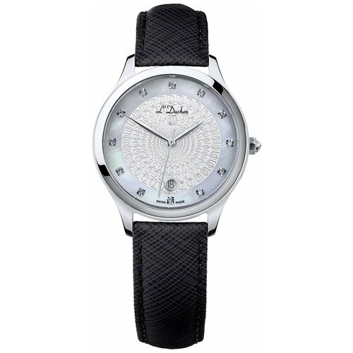 Наручные часы L'Duchen Grace, черный, серебряный