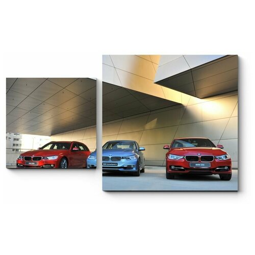 Модульная картина Современные BMW60x36