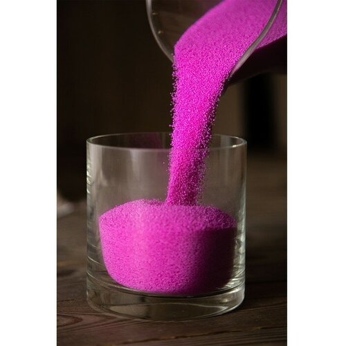 Свеча в гранулах, «Цвет Барби» (розовый) «RosCandles», 300 г + фитиль